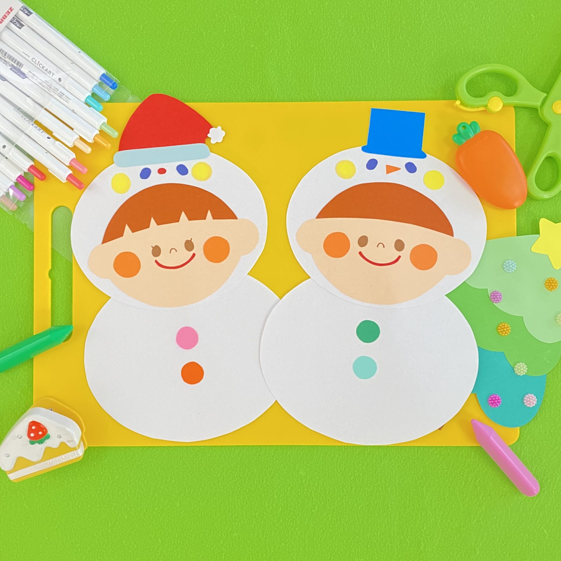 【型紙を保育の便利なフリー素材】12月の壁面無料ダウンロード！ | wosawosa